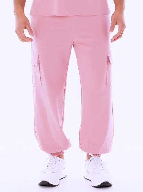 DAI MODA Dm Core Cargo Jogger - Blush