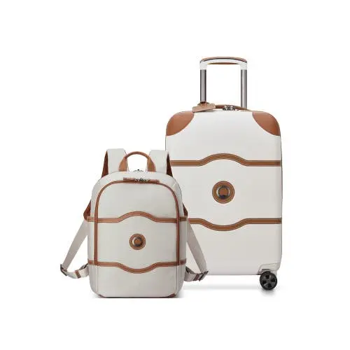 DELSEY PARIS Chatelet Air 2.0 Backpack & Carry-on Spinner Luggage Set - Angora