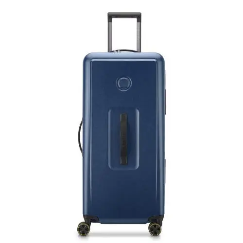DELSEY PARIS Turenne 2.0 Large Checked Trunk Spinner Luggage - Night Blue