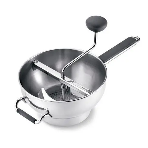 CUISIPRO Deluxe Food Mill With 3 Disks - Silver