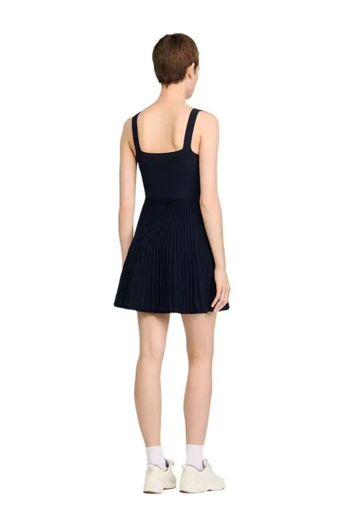 Sandro Short Knit Strappy Dress