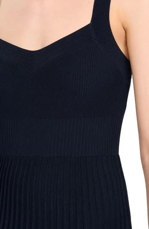 Sandro Short Knit Strappy Dress