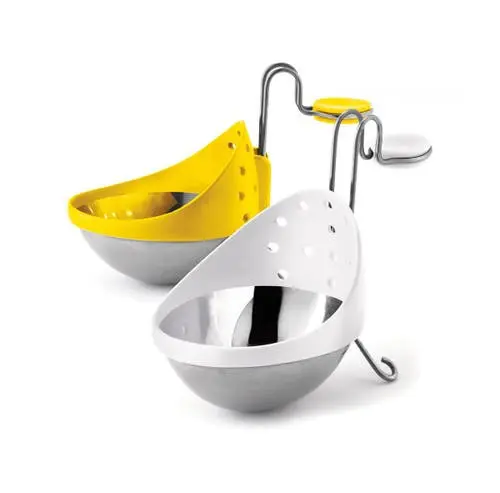 CUISIPRO Stainless Steel Egg Poacher Set Of 2 Poachers - Yellow