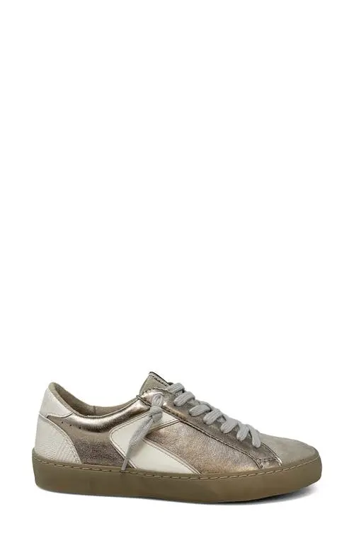 SHU SHOP Robbie Lace-up Sneakers - Golden