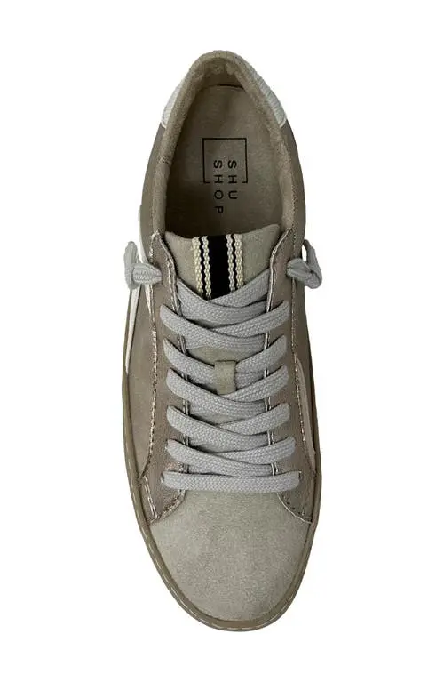 SHU SHOP Robbie Lace-up Sneakers - Golden
