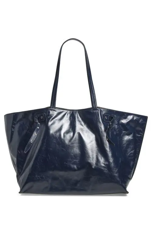 Proenza Schouler Crinkled Leather Tote - Navy