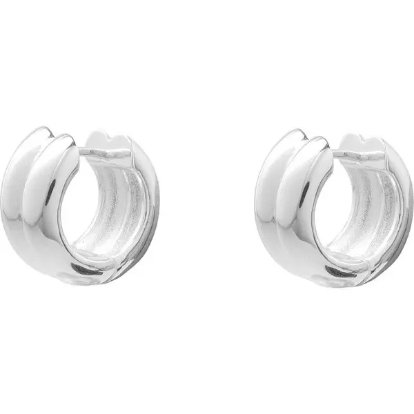 Éliou Uma Hoop Earrings - Silver Plated