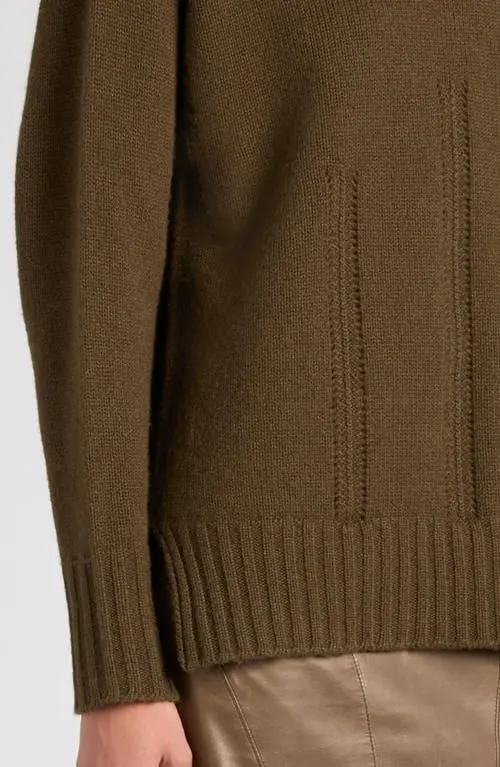 TOM FORD Wool-cotton Mock Neck Sweater