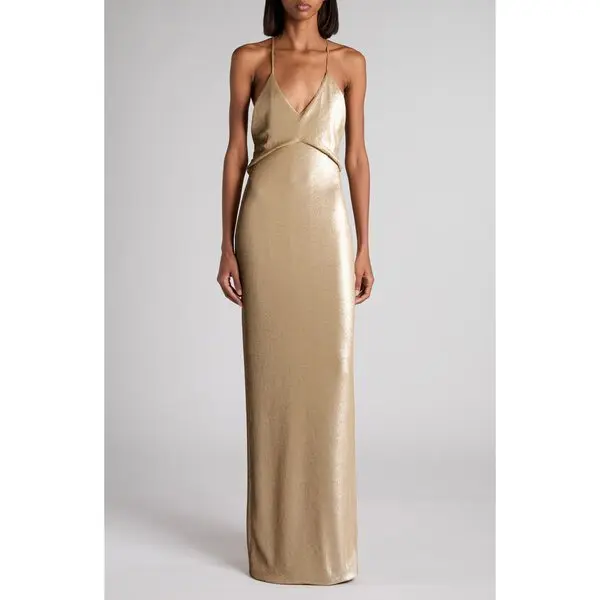 TOM FORD Sequin Embroidered Tulle Gown