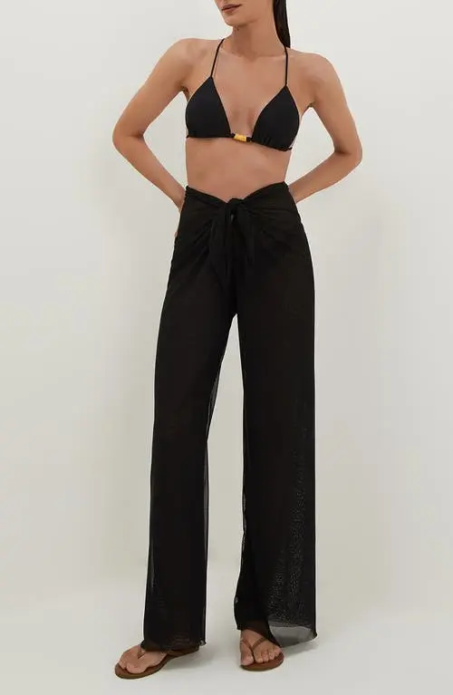 VIX PAULA HERMANNY Cover-up Pareo Pants - Black