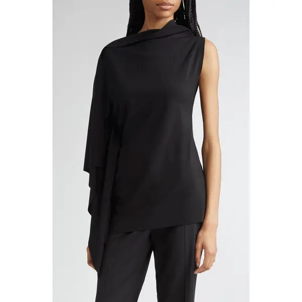Sportmax Fiorella Asymmetric Jersey Top