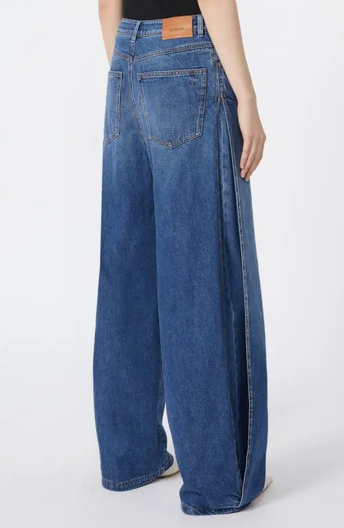 Sportmax Gastone Pleated Wide-leg Jeans