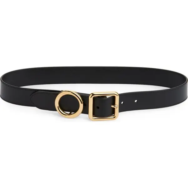 Jacquemus La Ceinture Regalo Leather Belt - Black