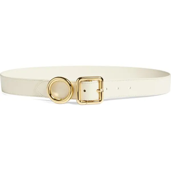Jacquemus La Ceinture Regalo Leather Belt - Light Ivory
