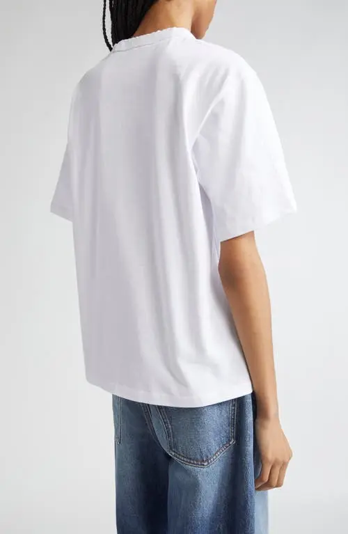Sportmax Oblato Chain Embellished T-shirt - Optical White