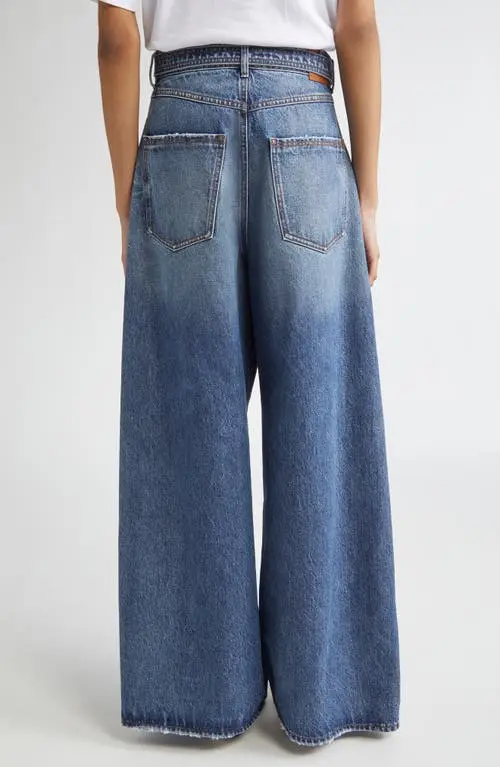 Sportmax Procida Belted Wide Leg Jeans