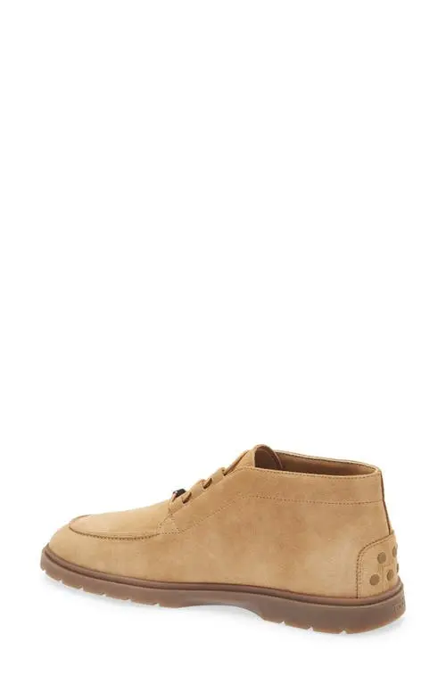 TOD'S Apron Toe Suede Chukka Boot