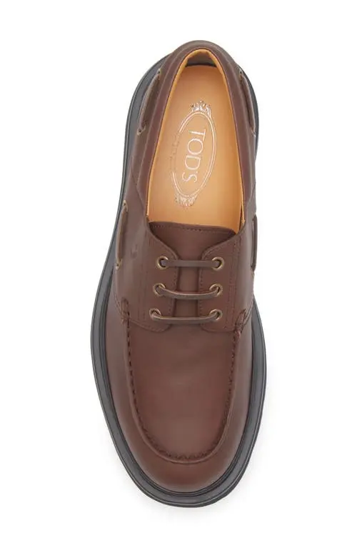 TOD'S Lug Sole Boat Shoe