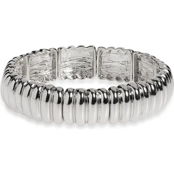 Nordstrom Puffy Stretch Bracelet - Silver