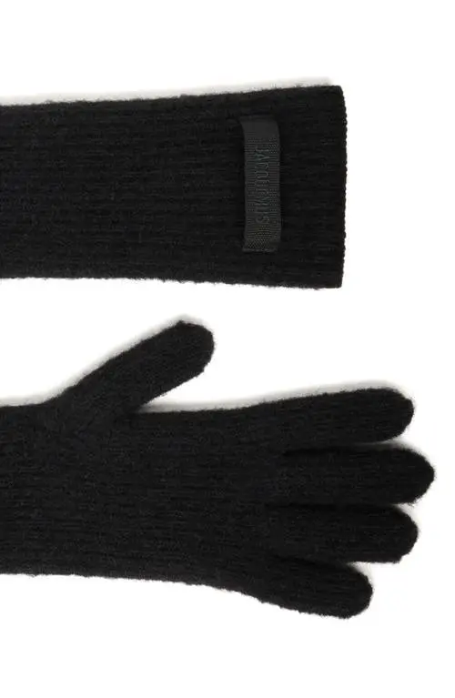 Jacquemus Les Gants Grosgrain Gloves - Black