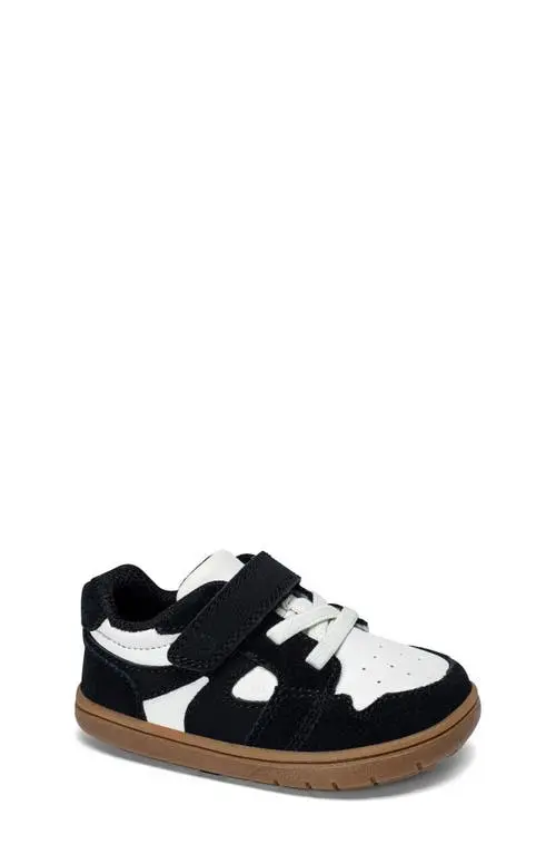STRIDE RITE Leather Sneakers - Black/white