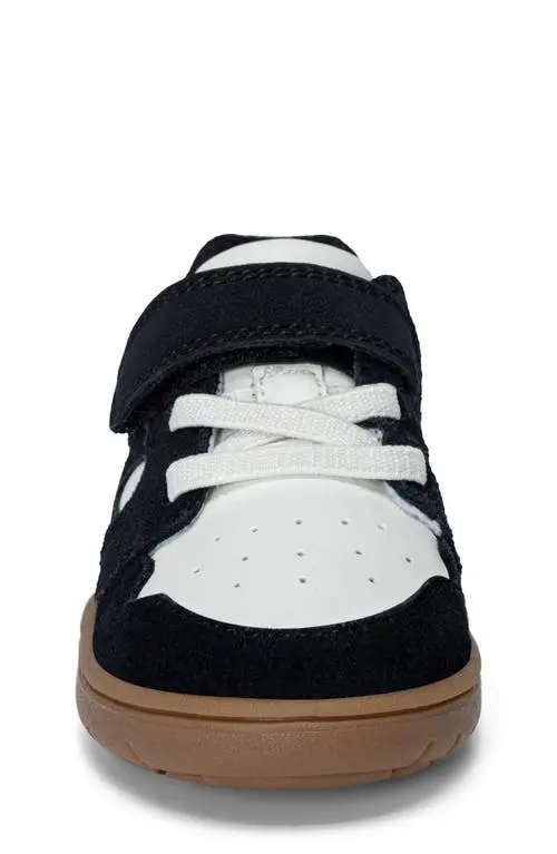 STRIDE RITE Leather Sneakers - Black/white