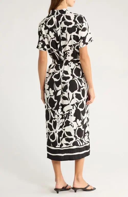 MELLODAY Printed Shirtdress