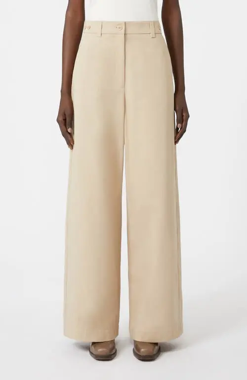 Max Mara Alfeo Wide-leg Cotton Pants