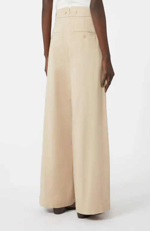 Max Mara Alfeo Wide-leg Cotton Pants