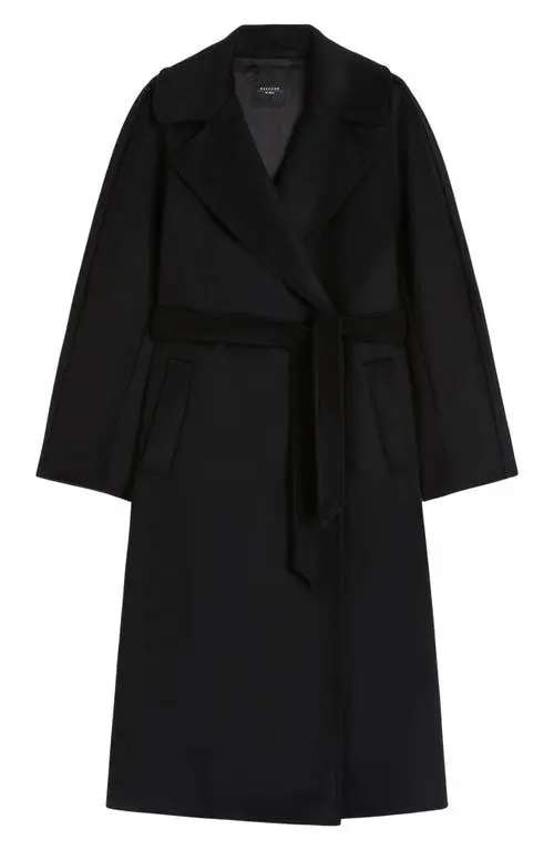Max Mara Resina Double-breasted Wool Coat - Black