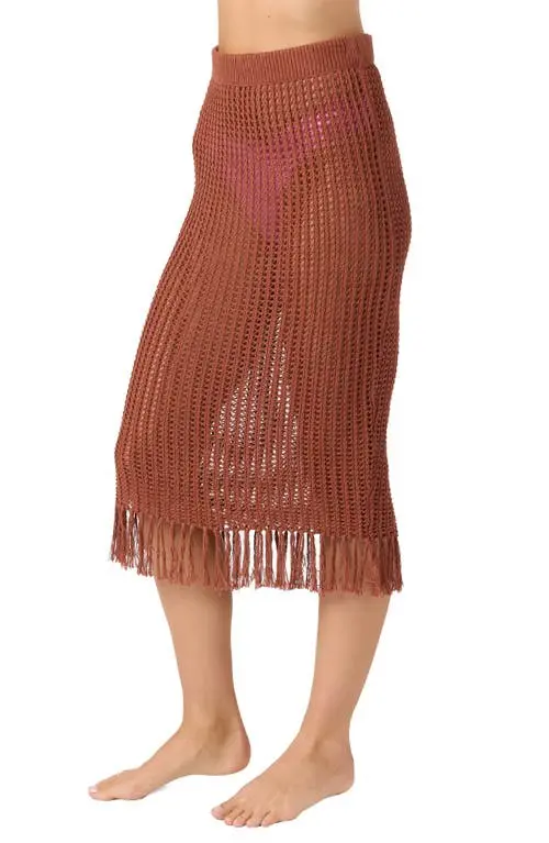 O'Neill Ryan Open Knit Cover-up Skirt