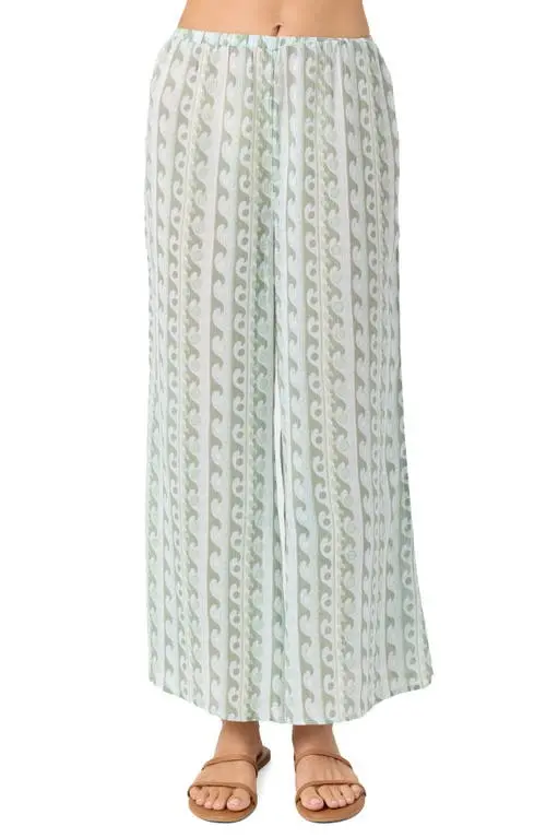 O'Neill Regina Cotton Blend Gauze Cover-up Pants - Starlight Blue