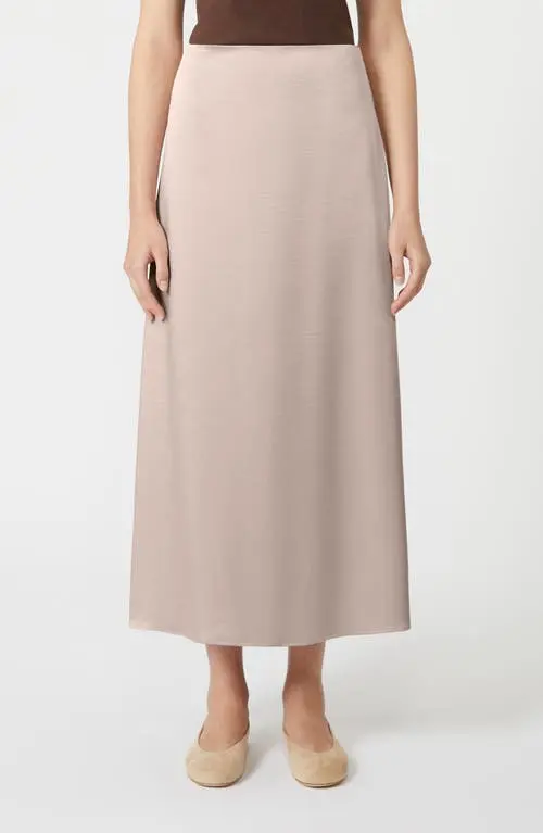 Max Mara Angelo Satin Skirt - Powder