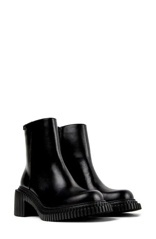 Camper Pix London Zip Up Boots - Black