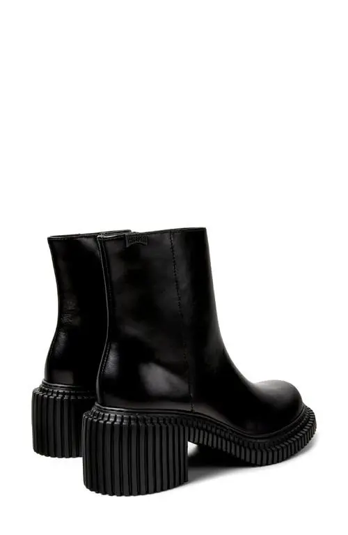 Camper Pix London Zip Up Boots - Black