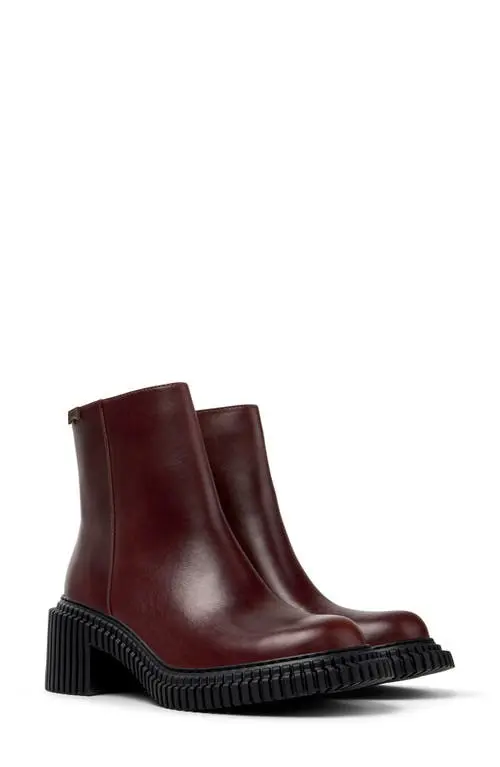 Camper Pix London Zip Up Boots - Medium Bro