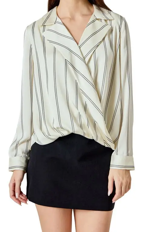 Endless Rose Stripe Wrap Top