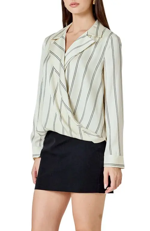 Endless Rose Stripe Wrap Top