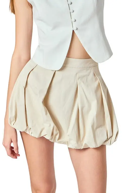 Endless Rose Bubble Hem Cotton Skort