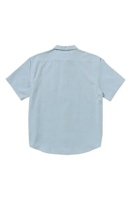 BILLABONG All Day Short Sleeve Button-down Shirt - Powder Blue