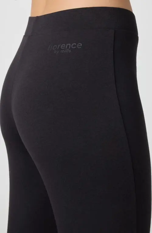 FLORENCE BY MILLS Sporty Terry Flare Pants - Black