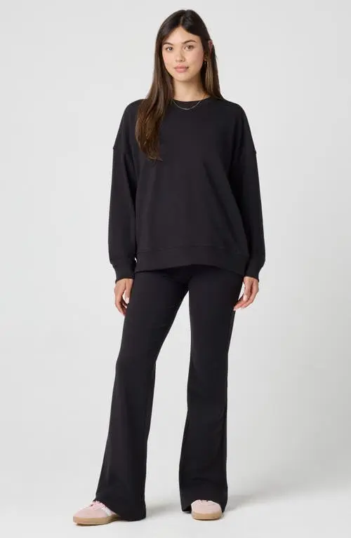 FLORENCE BY MILLS Sporty Terry Flare Pants - Black