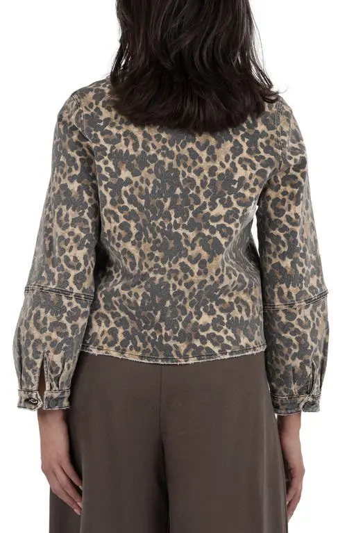 Kut From The Kloth Printed Denim Jacket