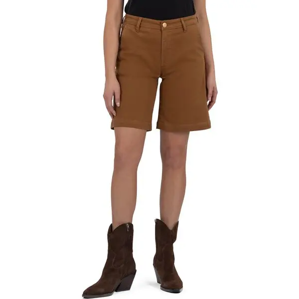 Kut From The Kloth Denim Bermuda Shorts - Tumeric