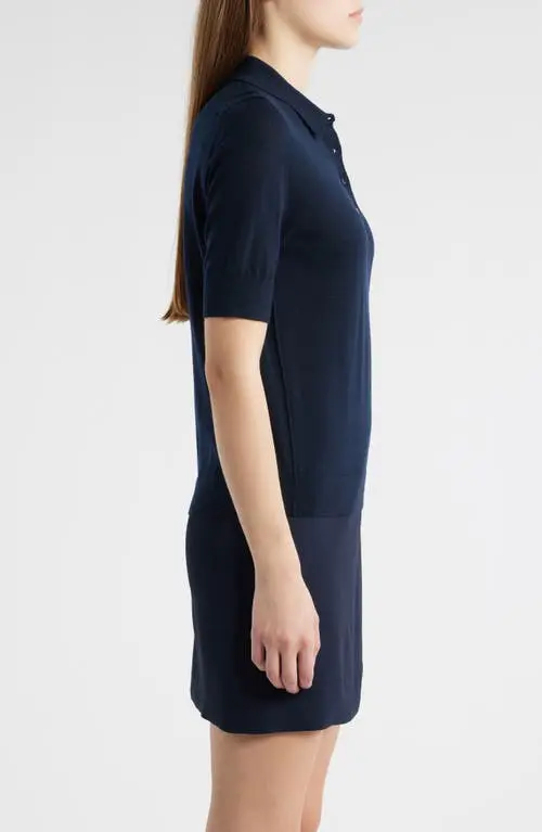 BOSS Fidenka Virgin Wool Polo Sweater