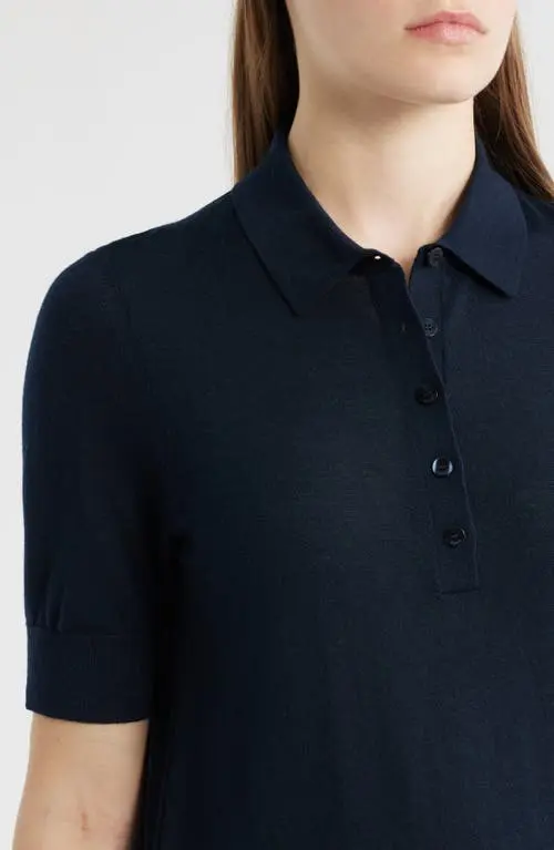 BOSS Fidenka Virgin Wool Polo Sweater