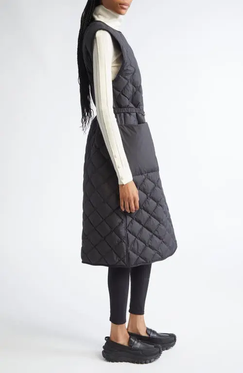 Moncler Butor Diamond Quilted Long Down Vest