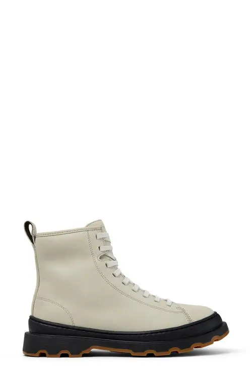 Camper Noray Combat Boots - Light Pastel Grey