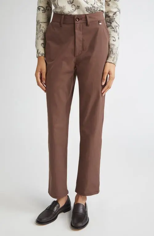 Herno Cotton Feel Five-pocket Pants - Chocolate