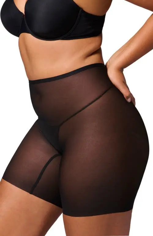 Simone Perele Essential Uplifting Mid Rise Shaper Shorts - Black